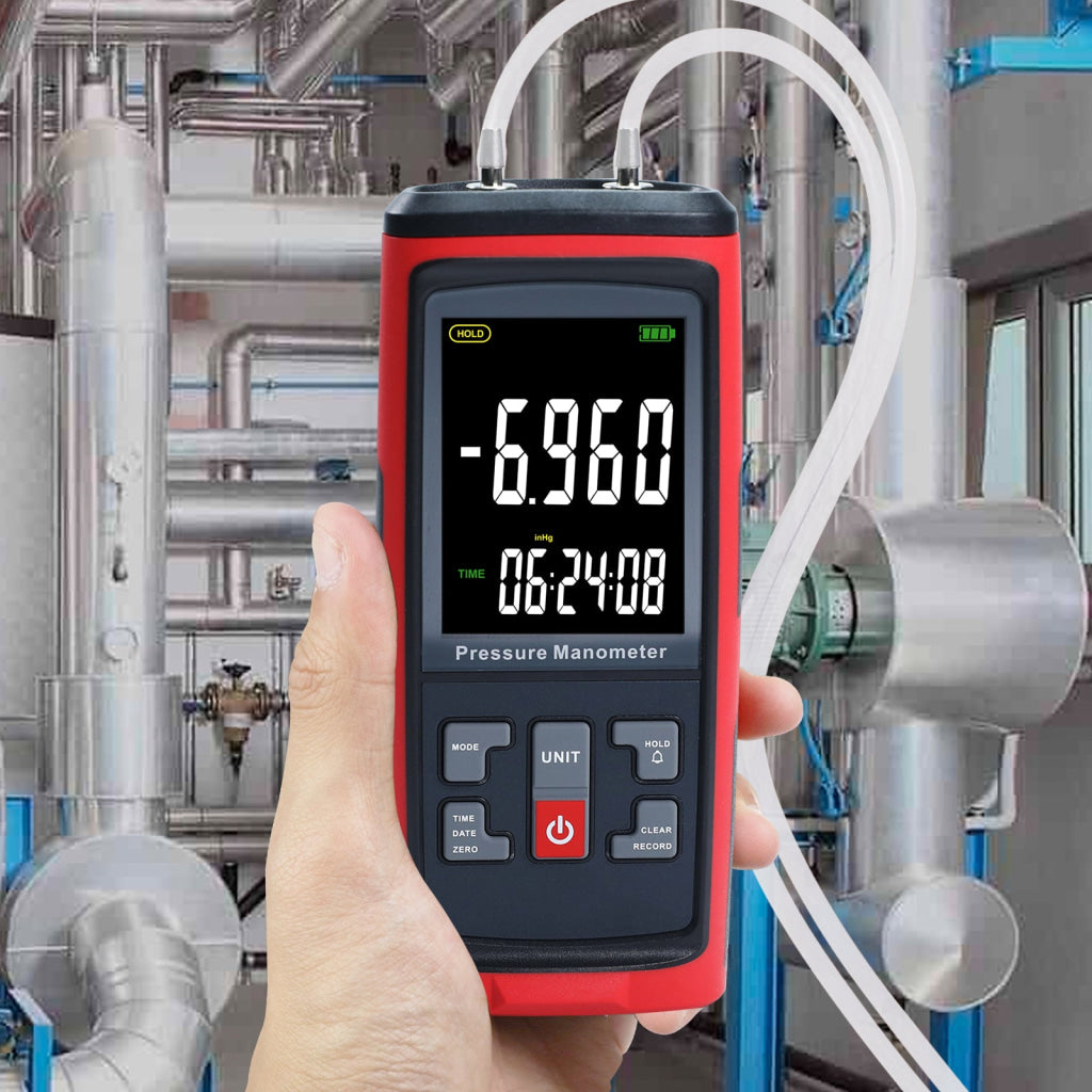 MAN-420 Differential Pressure Manometer with ±50 kPa Kilopascal Measur ...