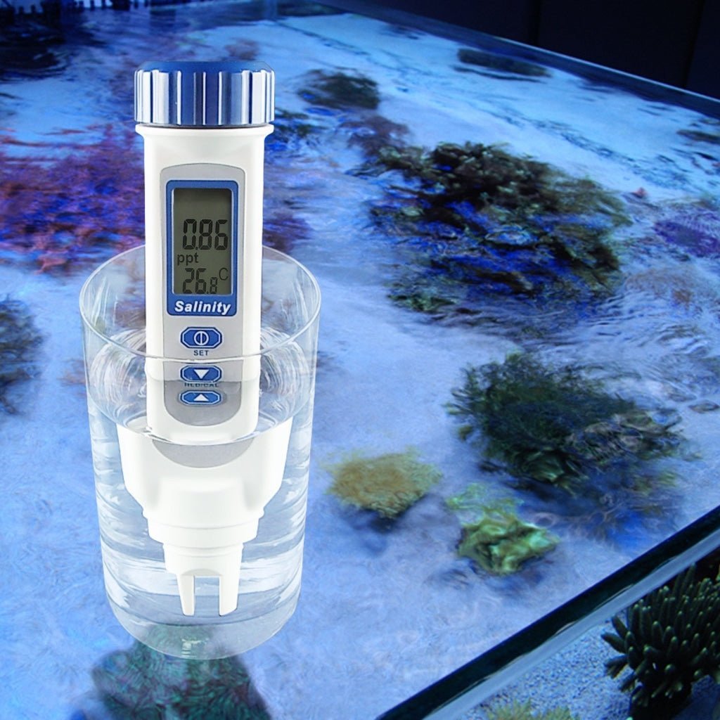 837-1 Salinity & Temp Meter, Pen Type Salt Water Quality Tester ATC ...