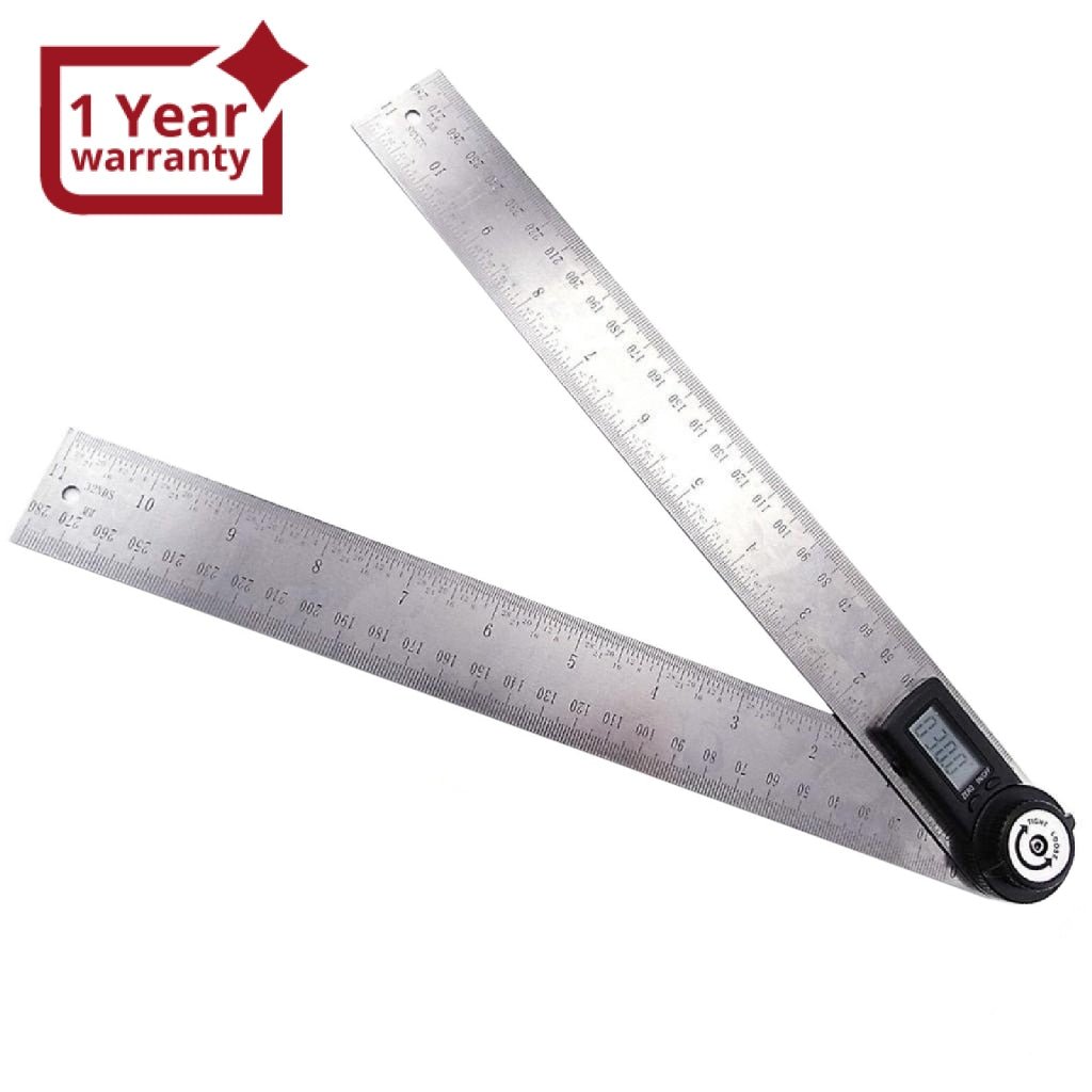 AG-300D Digital 2-in-1 Angle Finder Meter Protractor Ruler 360° 600mm ...