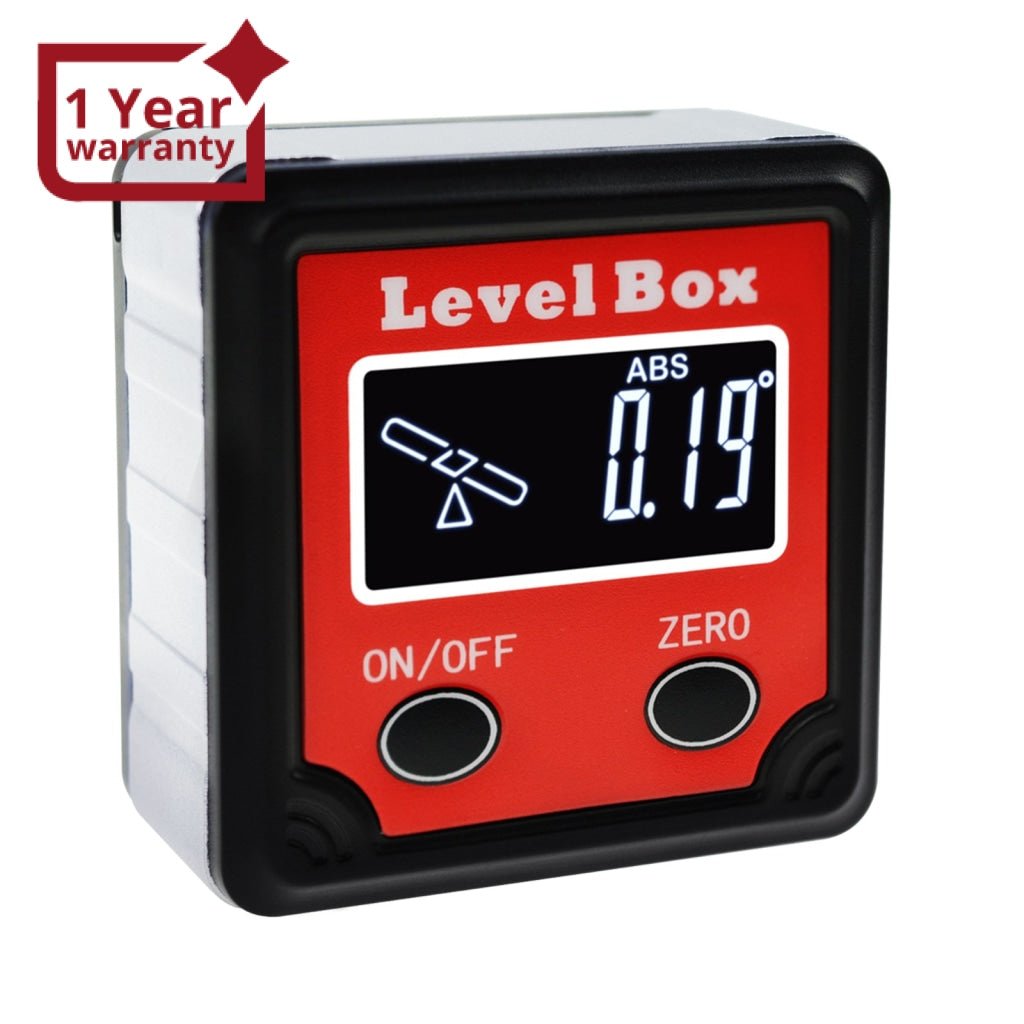 AGF-260 Digital Level Box Protractor Angle Finder Bevel Gauge Magnetic ...