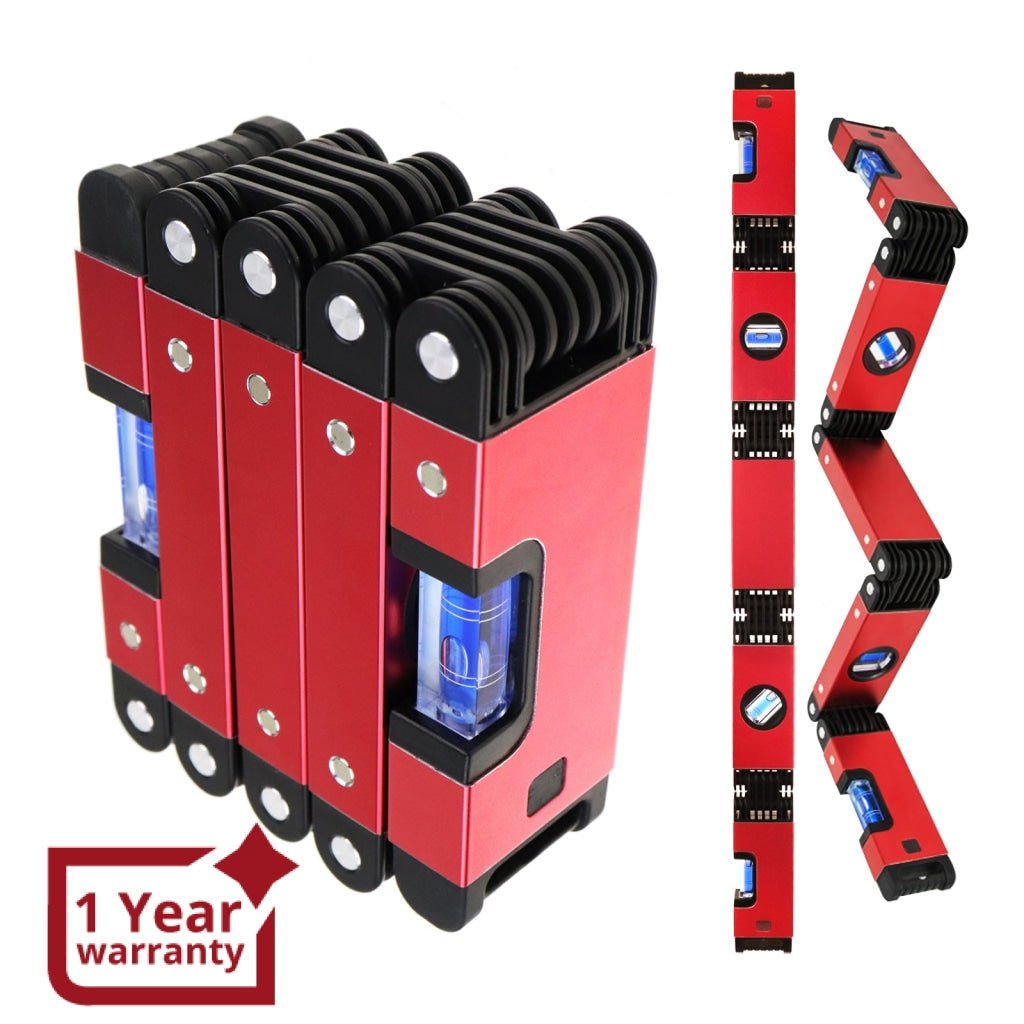 AGF-364 Foldable Angle Finder Spirit Level Ruler 28-Inch Multi-Angle ...