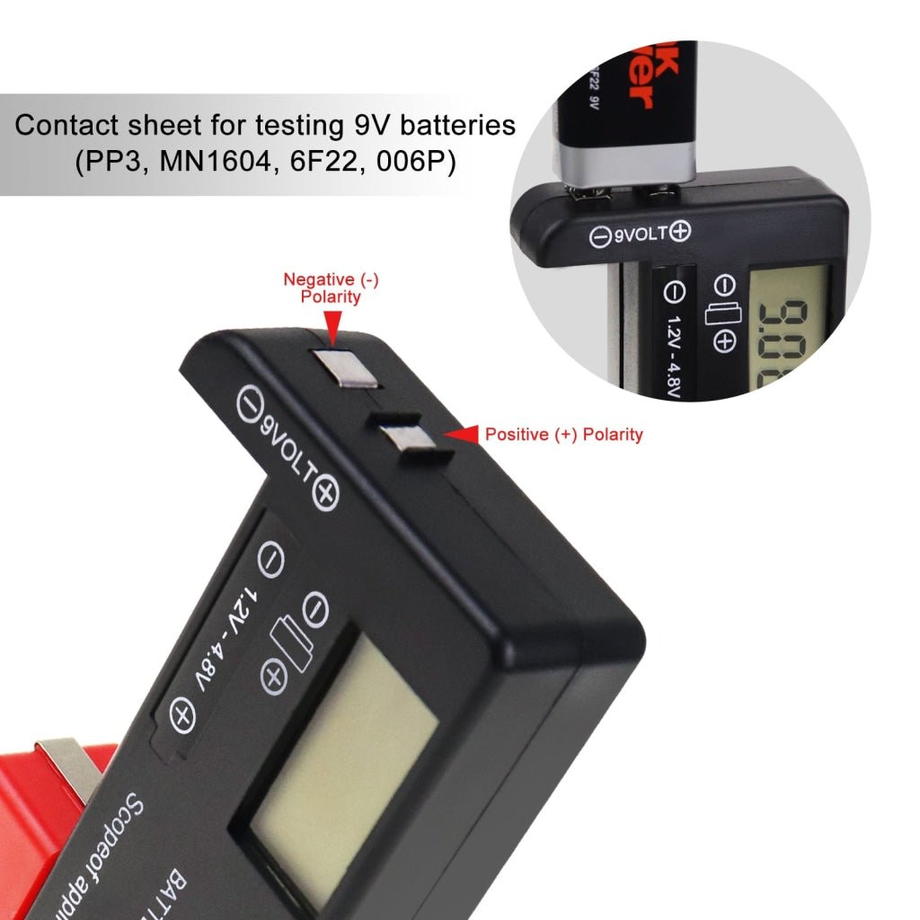 BAT-376 Digital Battery Capacity Tester Volt Checker Load Analyzer ...