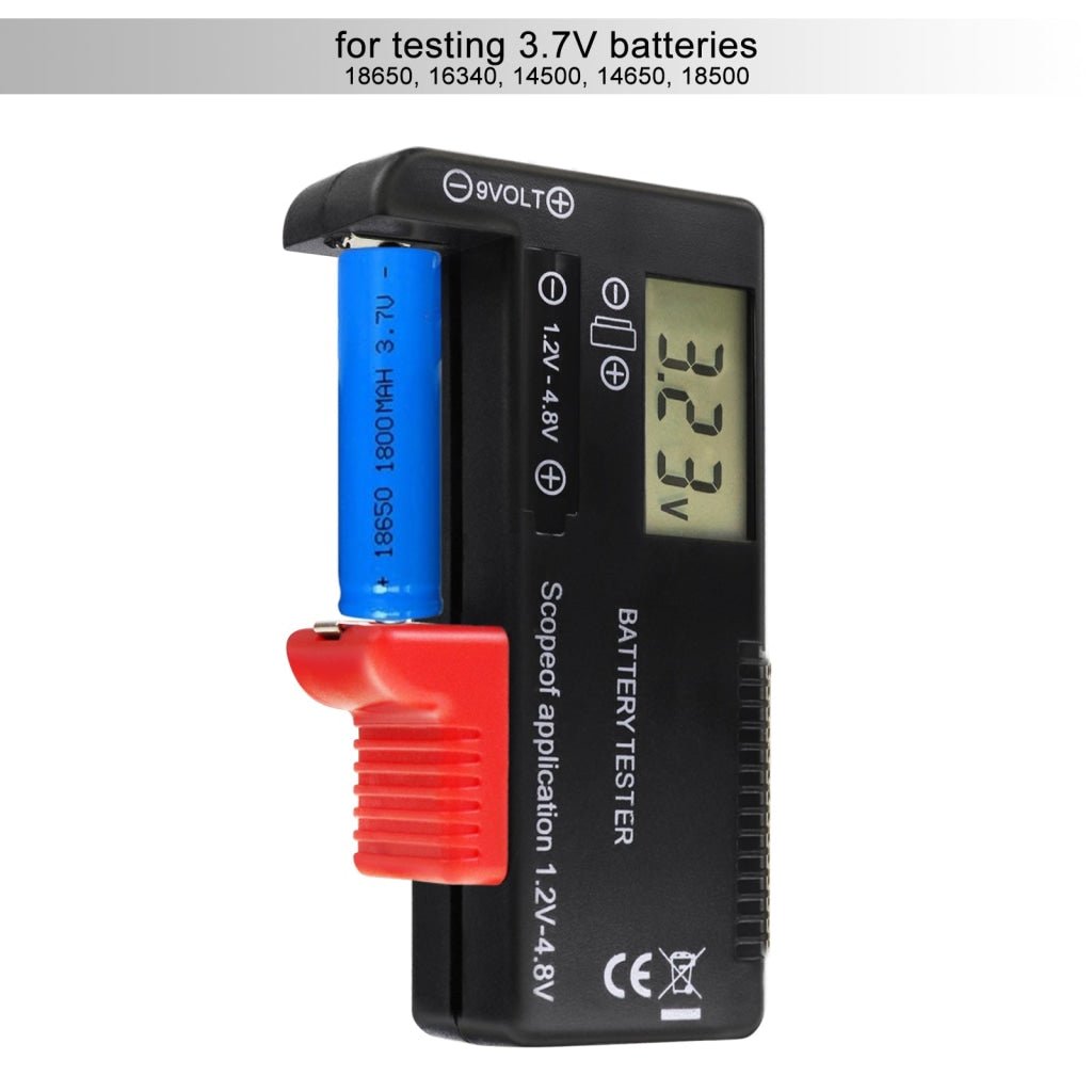 BAT-376 Digital Battery Capacity Tester Volt Checker Load Analyzer ...