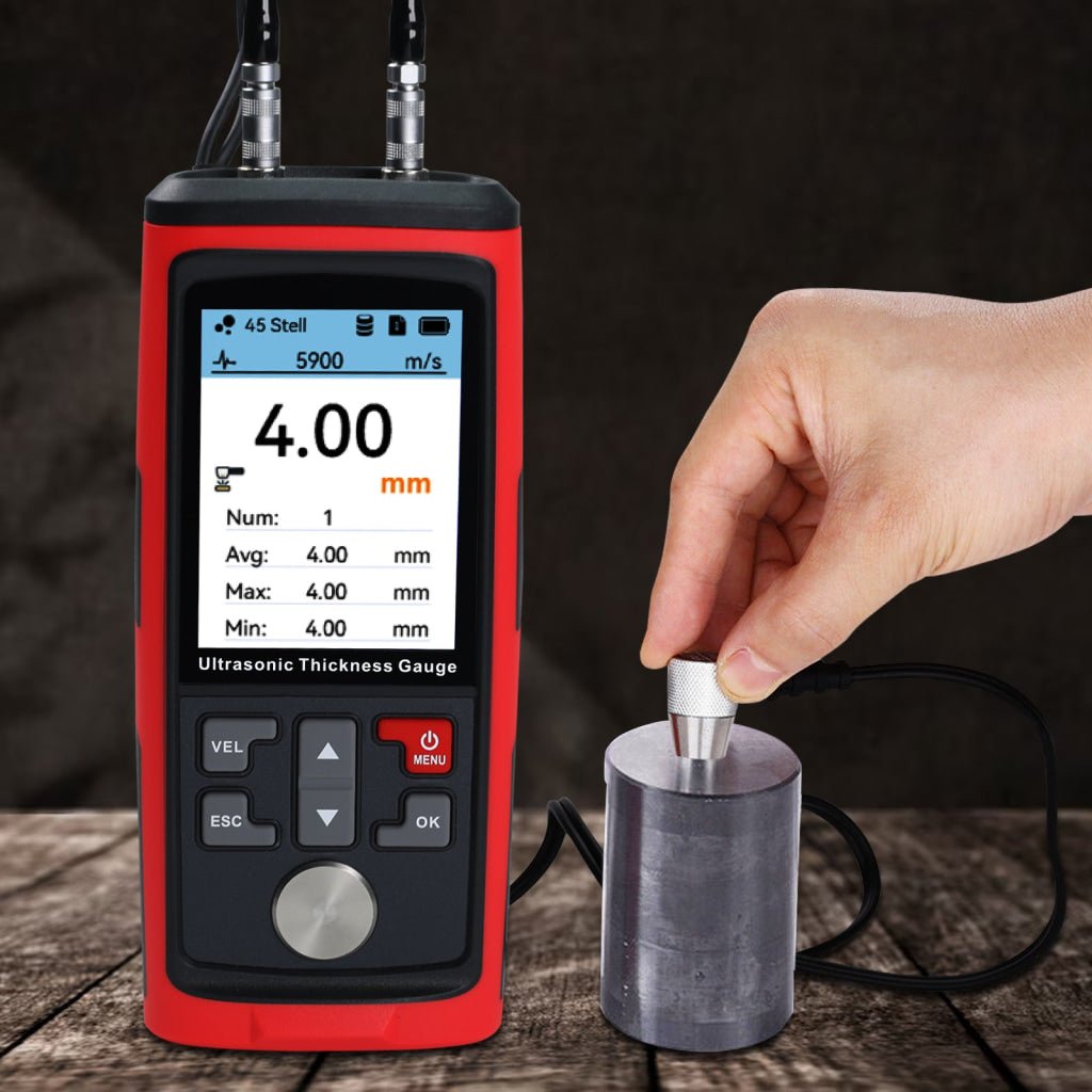 CTM-444 Professional Thickness Gauge Ultrasonic Thickness Meter ...