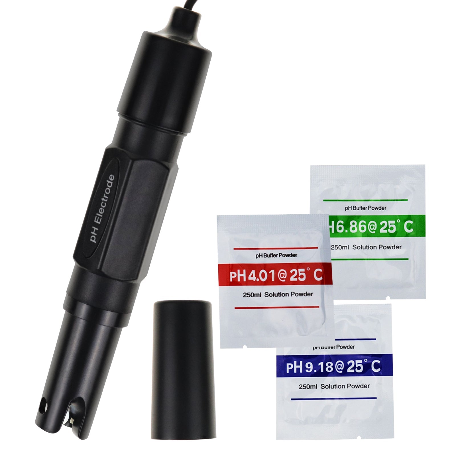 E-367 pH Electrode Probe BNC Connector 200cm Long Cable for PH Meter Monitor Controller Test ...