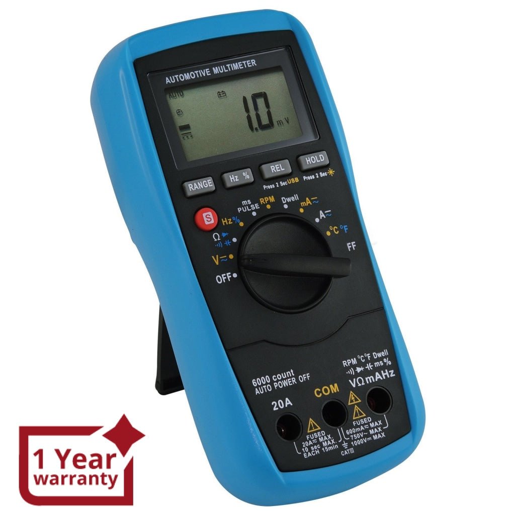 E04-023 Automotive Multimeter AC DC Voltage Current Resistance ...