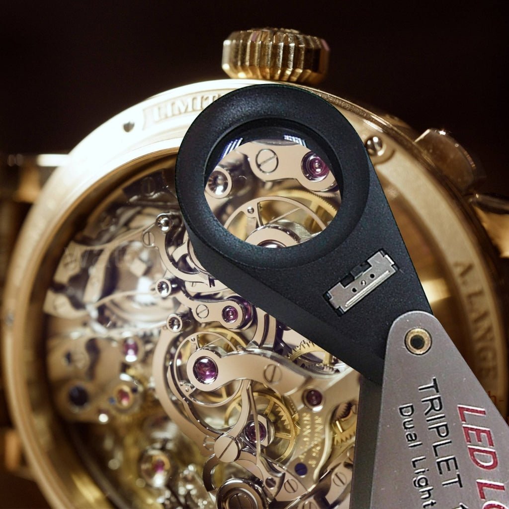 GM11 Mini 10X Jeweler Loupe Magnifier + LED & UV light, 21mm lens ...