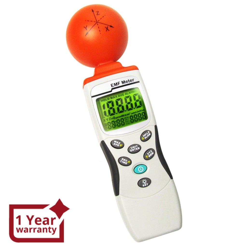 M0198195 Handheld EMF/RF (3-axis Gauss Meter) Field Strength Meter ...