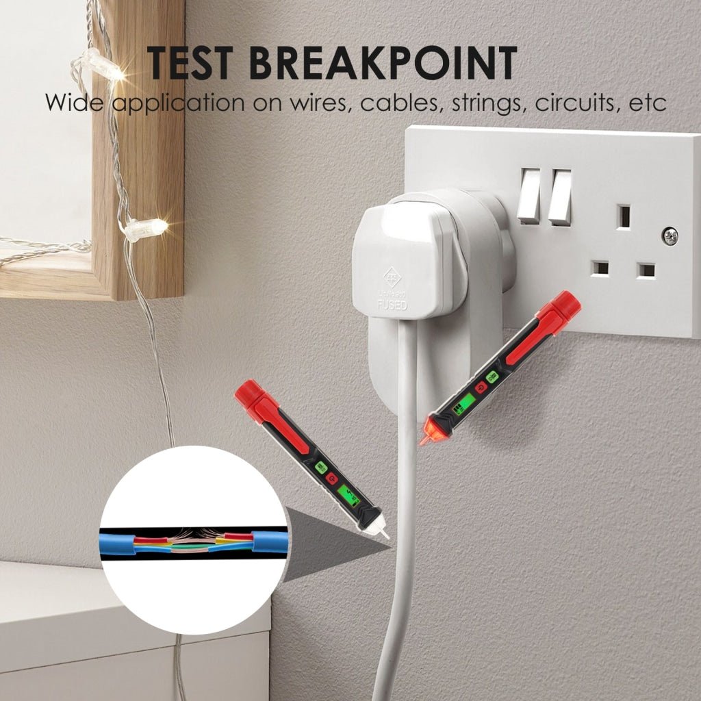 MUL-363 Non-contact AC Voltage Detector Dual Range NCV Tester 12V-1000V ...