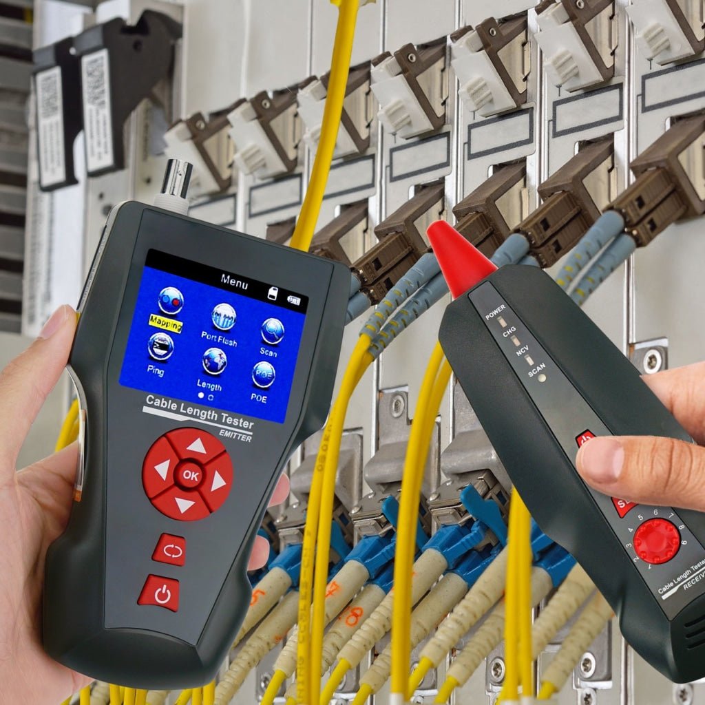NF-8601 Digital Cable Length Tester RJ45 RJ11 BNC Coax Network, with ...