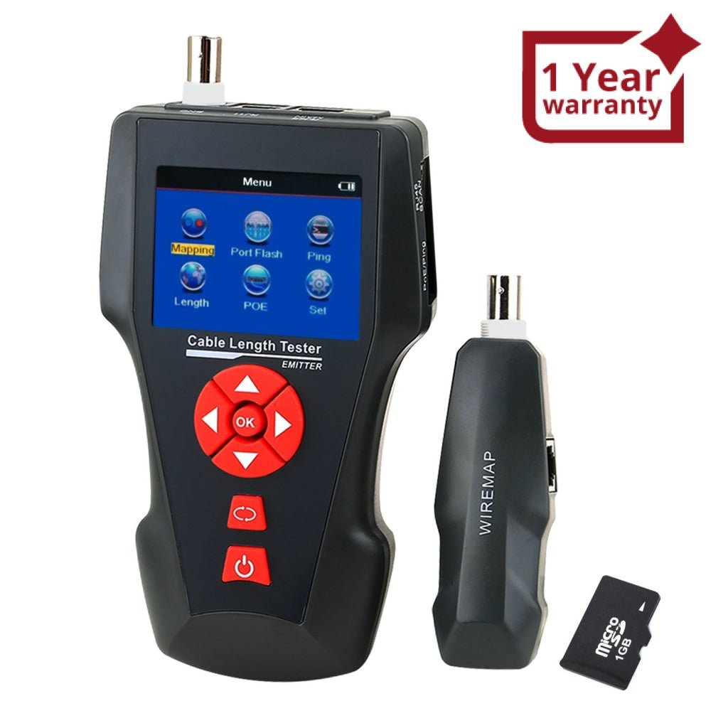 NF-8601A Digital Cable Tester Wire Tracker RJ45 RJ11 BNC Cable Length ...