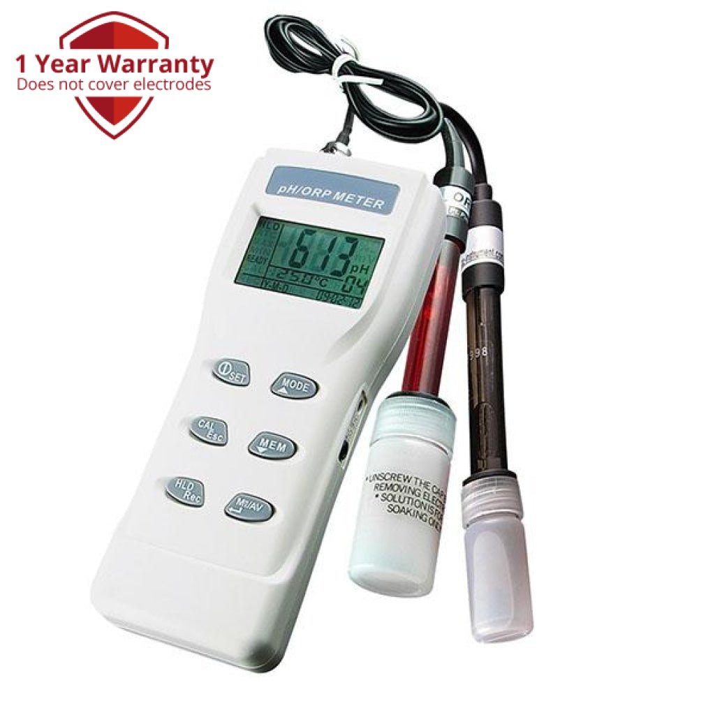 ORP-8651 3-in-1 Heavy Duty pH, mV & Temperature Meter w/ auto buffer ...