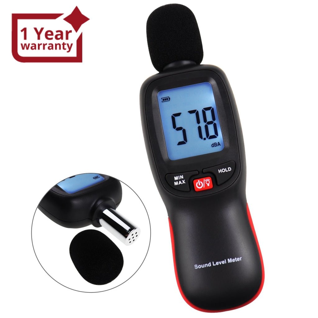 SLM-267 Decibel Meter Sound Level Tester 30~130dBA Noise Volume ...