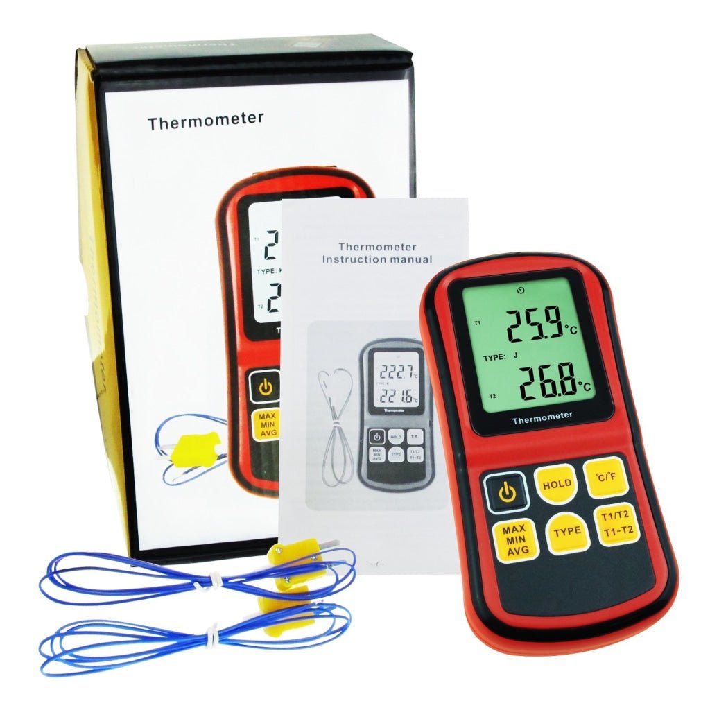 THE-32 Digital K / J / T / E / R / S / N Type Thermocouple Thermometer ...