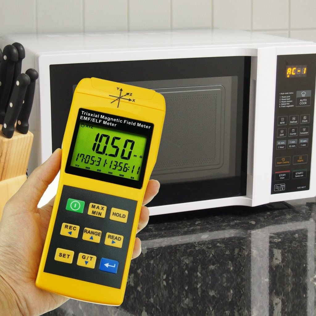 TM-192D Digital Mini Triple Axis 2000Hz EMF ELF Magnetic Field Meter ...