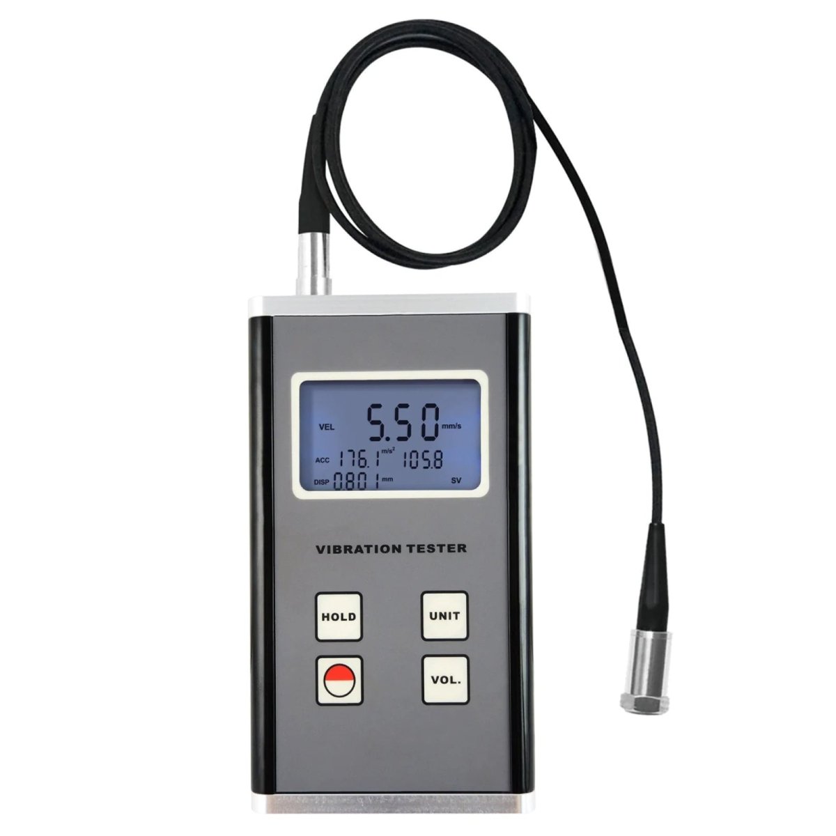 VM-6370 Vibration Meter Piezoelectric Sensor Displacement Velocity ...