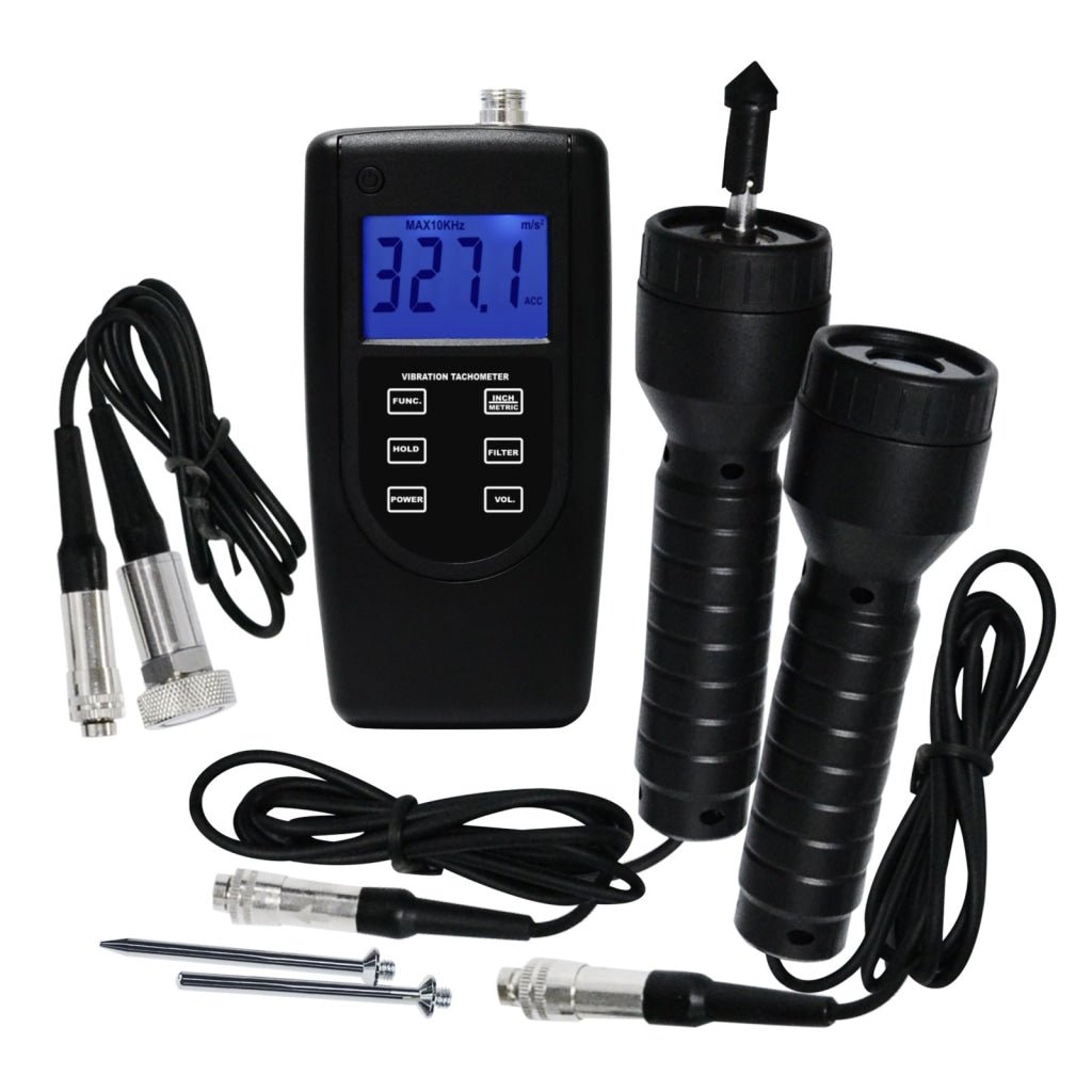 VM-6370T Vibration Tachometer Meter Piezoelectric Sensor Contact Photo ...