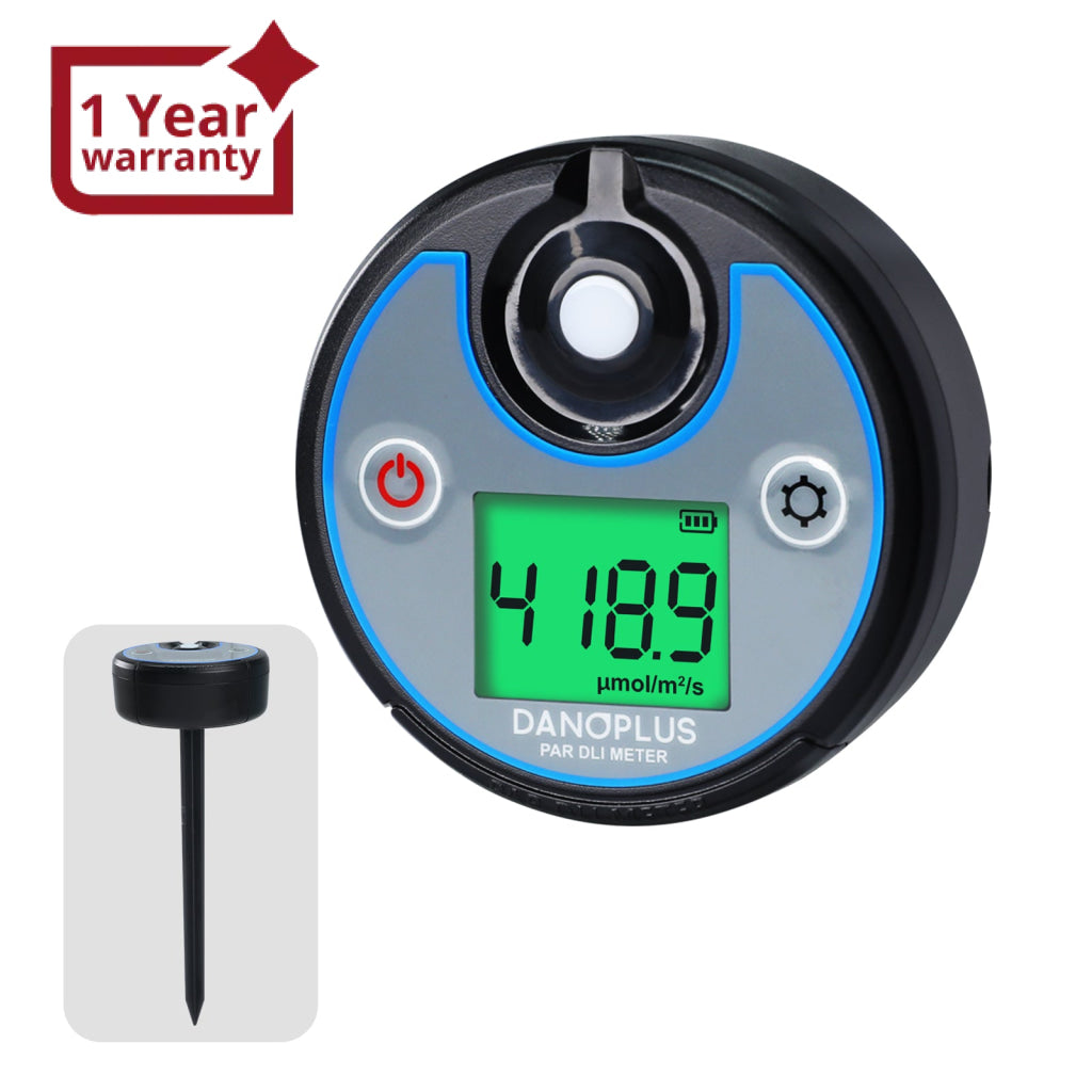 PAR-499 Digital PAR DLI Meter Datalogger Plant Light Meter for Growers ...