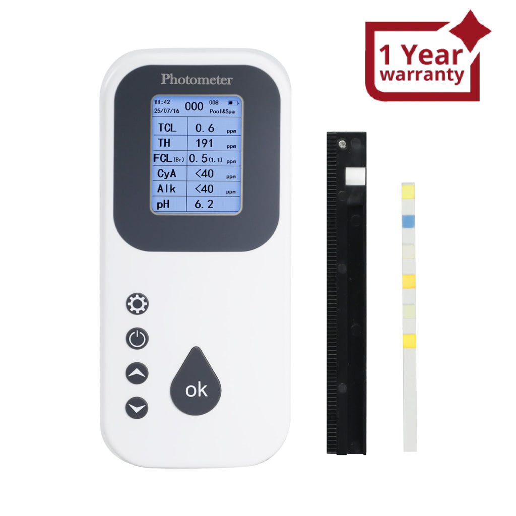 WQM-526 Digital Water Testing Kit for Hot Tub, Pools & Spas Water Test ...